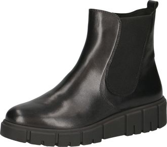 Caprice Damen Chelsea Boots mit Reißverschluss Elegant, Schwarz (Black Nappa), 37 EU