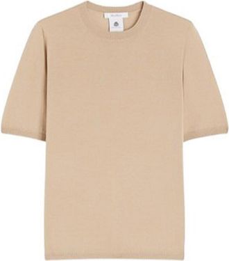 Max Mara Rundhalspullover - Beige