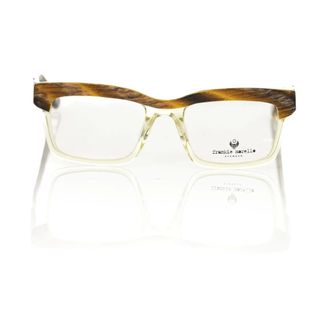 Frankie Morello unisex, Accessoires, Multicolore, Taille: ONE Size Lunettes Style Clubmaster Monture Transparente Havana
