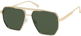 Sojos Lunettes de soleil r&eacute;tro surdimensionn&eacute;es carr&eacute;es polaris&eacute;es pour femmes hommes vintage nuances UV400 classiques grand cadre en m&eacute;tal lunettes de sole