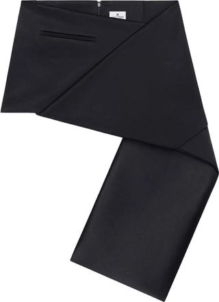 Courrèges Satin Mini Skirt