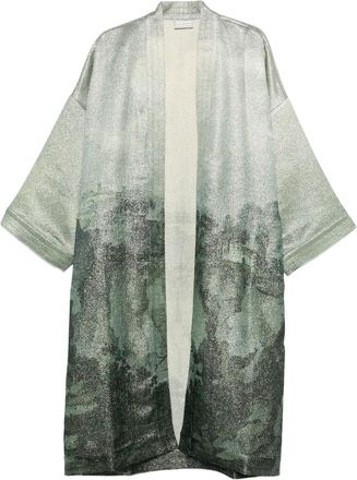 Pierre-Louis Mascia veste à imprimé abstrait - Blanc