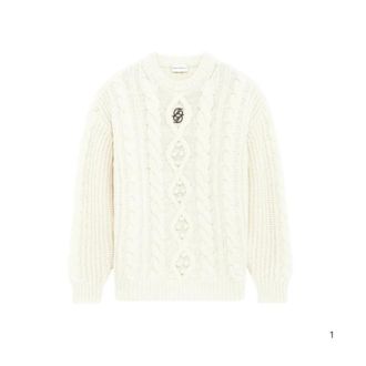 Dr&ocirc;le de Monsieur Accessoires - - Knitwear - Herren - Wei&szlig; - L