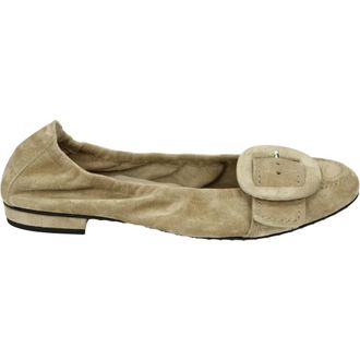 Kennel & Schmenger Taupe Wildleder Ballerina Schuhe - - Shoes - Damen - Beige - 38 EU