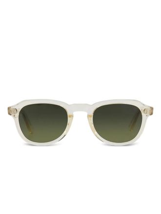 L.G.R lunettes de soleil &agrave; monture transparente - Vert