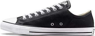 Converse Femme Ct Core Lea Ox Baskets Basses, Nero Black, 44 EU