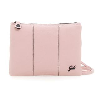 Gabs Schwarze Leder Umh&auml;ngetasche mit Rosenlogo - - Bags - Damen - Rosa - ONE SIZE