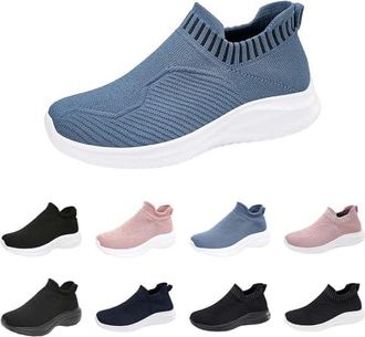 Generico Chaussures de Marche Femme Respirable, Baskets Confortables, Casual Baskets Gymnastique Sans Lacets Sneakers Running Marcher Chaussures de Plein Air M