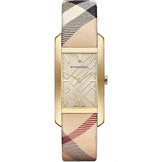 Burberry BU9407 25mm Goldgehäuse Leder Damenuhr