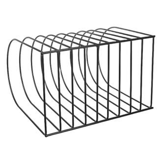 Garneck Eisen B&uuml;cherregal Halbkreisf&ouml;rmig Gro&szlig;z&uuml;gig Stabiles Schreibtischregal f&uuml;r Computer Desktops Platzsparendes B&uuml;ro und Studentenwohnheim Organizer