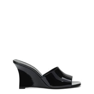 Stuart Weitzman Vinnie Wedge Mule 85 - - Shoes - Damen - Schwarzk - 35 EU