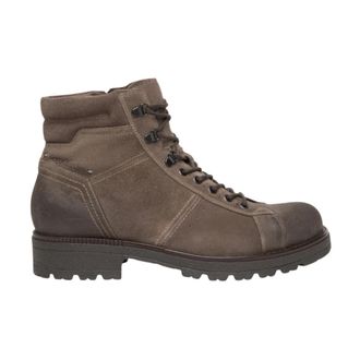 Nero Giardini Velours Schn&uuml;rstiefel - - Shoes - Herren - Braun - 44 EU