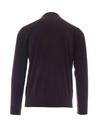 Eleventy Mens Polo Shirt Burgundy Cotton Cashmere T-shirts And Polos