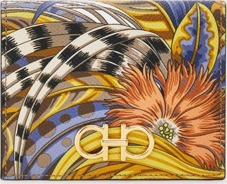 Ferragamo Damen Gancini Portemonnaie Mehrfarbig