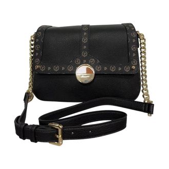 Pollini Femme, Sacs, Noir, Taille: ONE Size Flap Crossbody Bag
