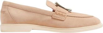 Roger Vivier Femme, Chaussures, Beige, Taille: 39 EU Viv Rangers Suede Mocassins