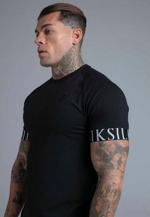 Siksilk T-Shirt SikSilk Herren Schwarz Tech T-Shirt