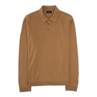 Roberto Collina Herren, Strickwaren, Braun, LGr&ouml;&szlig;e