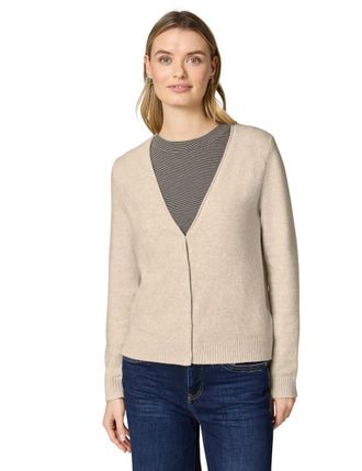 Street One Damen Kuscheliger V-Neck Cardigan