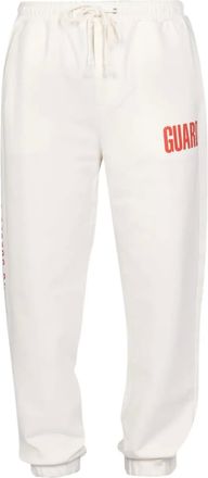 Helmut Lang pantalon à lien de resserrage - Blanc