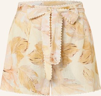 Mrs & Hugs Mrs & Hugs Leinenshorts gelb