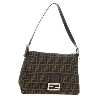 Fendi Pre-owned Vintage Zucca Schultertasche - - Pre-owned - Damen - Braun - ONE SIZE