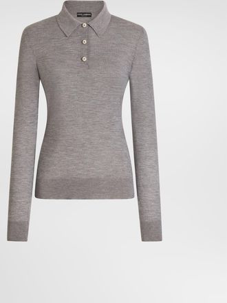 Dolce & Gabbana Pullover Aus Kaschmir - Frau Strickwaren Grey 42