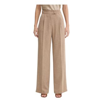 Liu Jo Palazzo-Hose aus Melangestoff - - Trousers - Damen - Braun - M