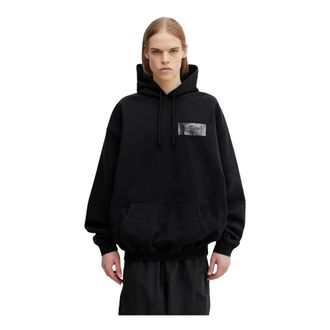 VETEMENTS Taped Logo Hoodie - - Sweatshirts & Hoodies - Herren - Schwarzk - XS