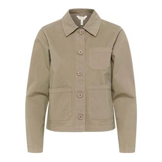 Part Two W&uuml;stentaube Jacke mit Hemdkragen - - Jackets - Damen - Grau - 3XL