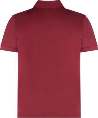 Paul & Shark Embroidered Logo Cotton Polo - Red