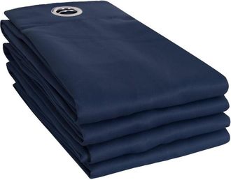 Douceur d'Intérieur Douceur Dintérieur - Lot de 4 Rideaux Occultants à OEillets - 135 x 240 cm - Couleur Bleu