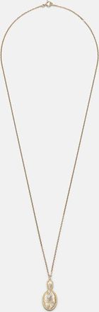 Yvonne L&eacute;on Yvonne L&eacute;on Halskette Joli Miroir aus 9kt Gelbgold (375/1000) mit 18kt Wei&szlig;gold (750/1000) und Citrin