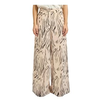 Pennyblack Femme, Pantalons, Beige, Taille: 38 FR Wide Pantalons