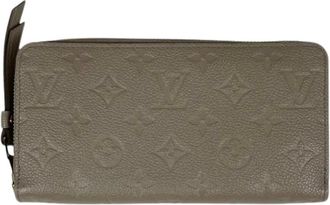Louis Vuitton Portefeuille long doccasion (bi-pli) - Femme - Pre-owned - Beige - Taille: ONE Size