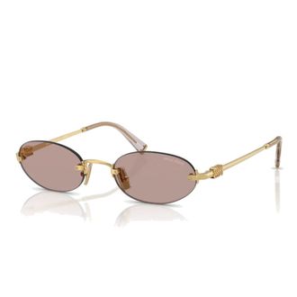 Miu Miu MU A54S Sonnenbrille - - Accessories - Damen - Gelb - 51 MM