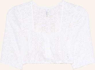 Wallmann Wallmann Dirndlbluse Aus Spitze weiss