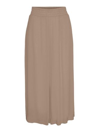 Vero Moda Damen Vmmenny Hw Culotte Pant WVN Hose, Silver Mink, S EU