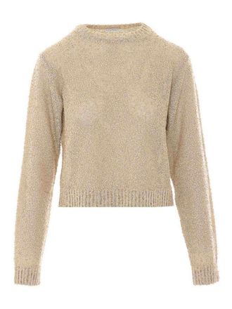 Brunello Cucinelli Pull Col Rond - Or