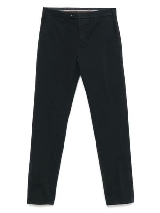 Canali pantalon chino en coton stretch - Bleu
