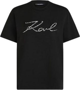 Karl Lagerfeld T-shirt logo en coton