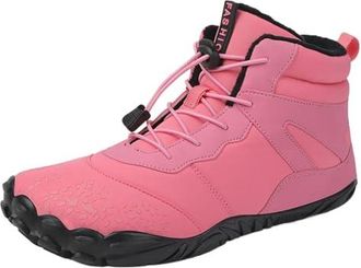 Generic Bottes de Neige Hommes et Femmes de Grande Taille Sport de Loisirs Chaussures de Coton Chaudes Antidérapant Bottes de Neige Hautes Épaissies en Peluch