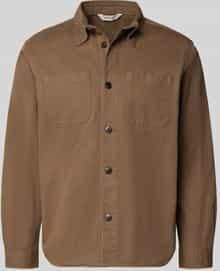 Selected Regular Fit Hemdjacke aus Bio-Baumwoll-Mix Modell TRAVIS