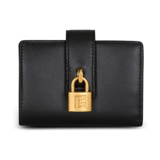 Balmain Pulse Leder Portemonnaie - - Accessories - Damen - Schwarzk - ONE SIZE