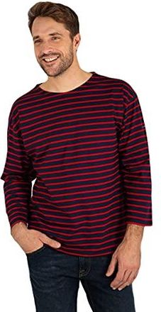 Armor Lux Homme Beg Meil T shirt, Multicolore (Navire/Braise 455), XL EU