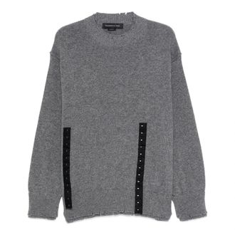 Federico Cina Round-Neck Strickwaren - - Knitwear - Damen - Grau - S