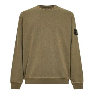 Stone Island Regular-fit Rundhals-Sweatshirt - - Sweatshirts & Hoodies - Herren - Gr&uuml;n - 2XL