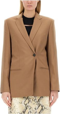 Helmut Lang Femme, Vestes, Beige, Taille: 36 FR Blazers
