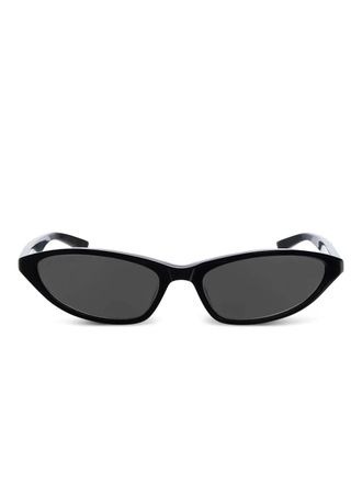 Balenciaga lunettes de soleil Neo Oval 2.0 - Noir