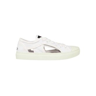 Vivienne Westwood Baumwoll-Canvas-Sneakers Runde Zehenkappe Gummi - - Shoes - Herren - Wei&szlig; - 41 EU